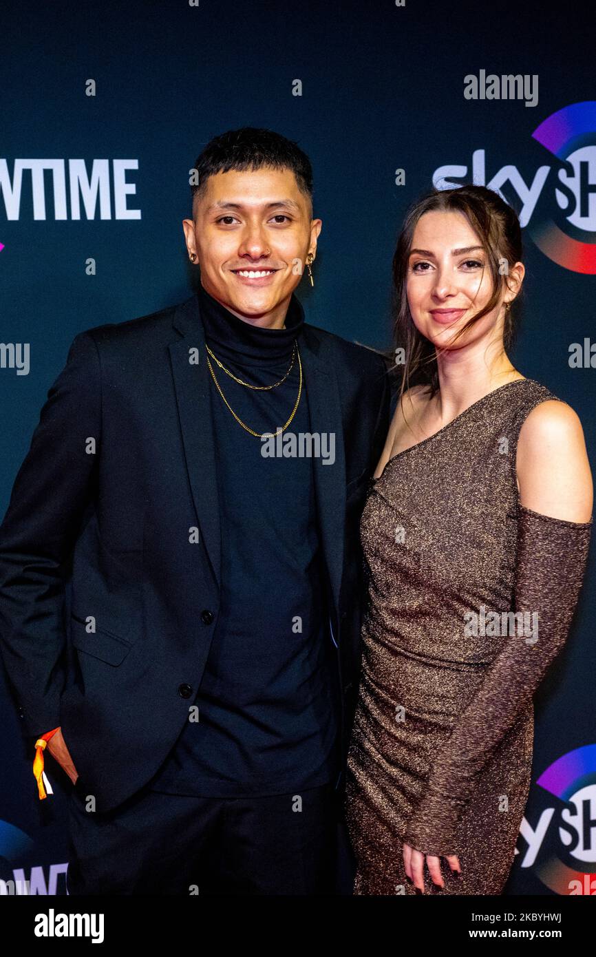 Nigel Sean with his partner attend the exclusive new streaming service ...