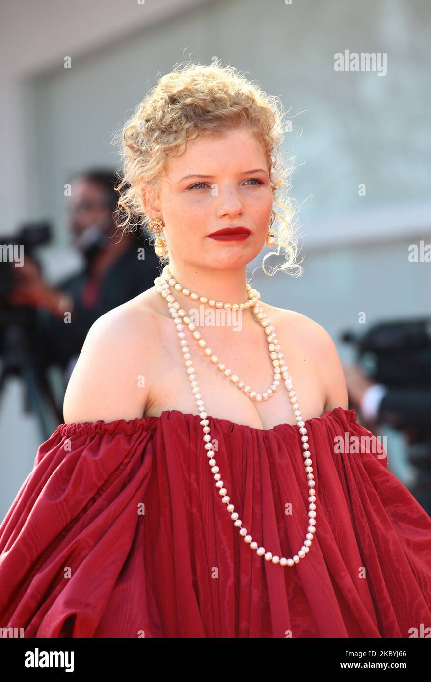 Luisa-Céline Gaffron walks the red carpet ahead of the movie ''Un ...