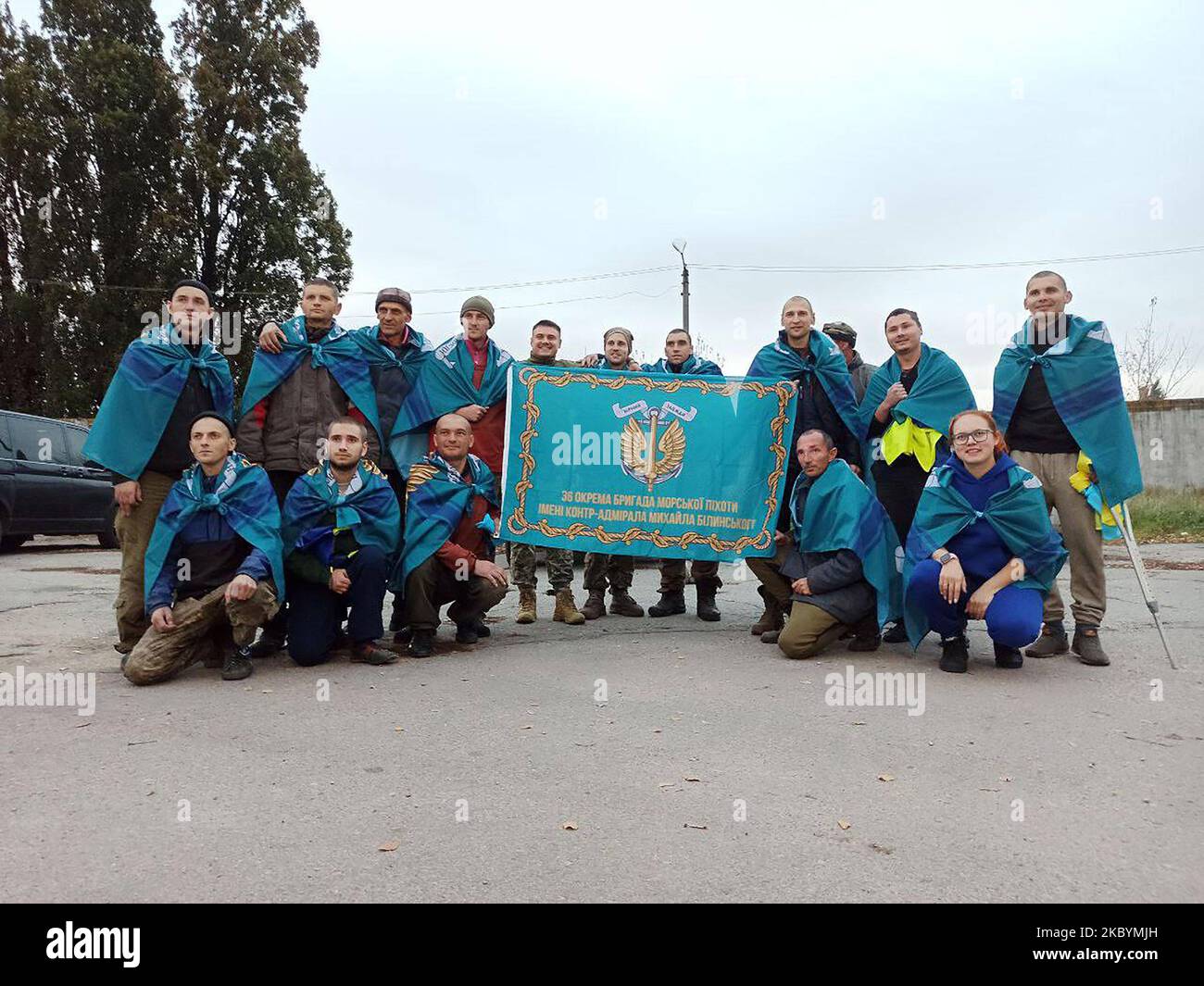Ukrainian prisoners of war (POWs) who were captured by Russian army ...