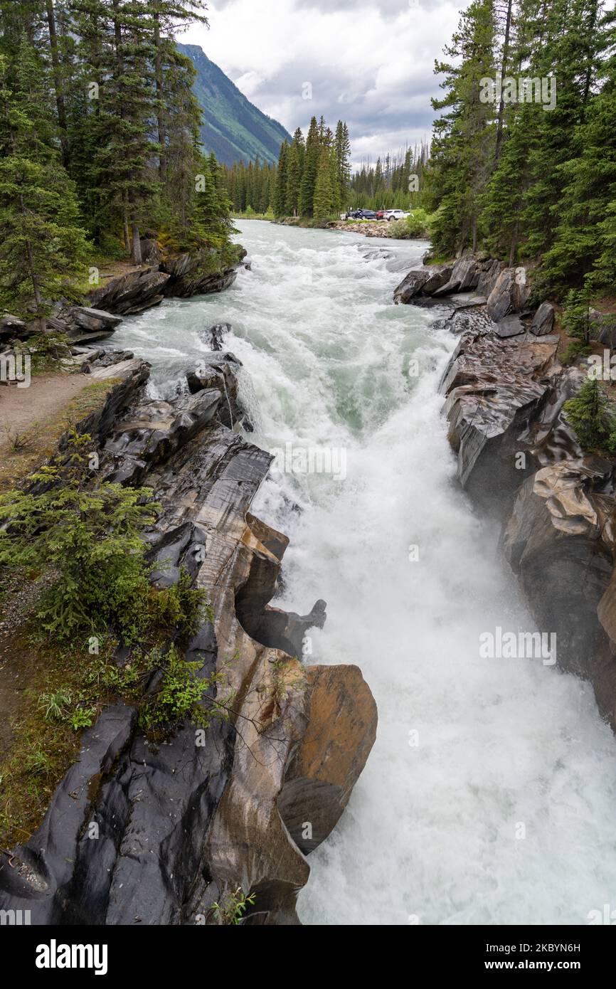 Numa Falls in Kootenay National Park Canada Stock Photo - Alamy