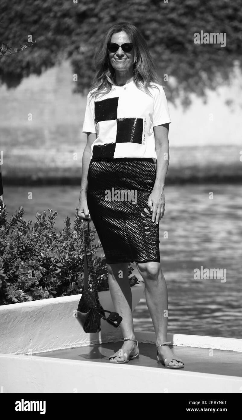 (EDITOR’S NOTE: Image was converted to black and white) Roberta Armani ...