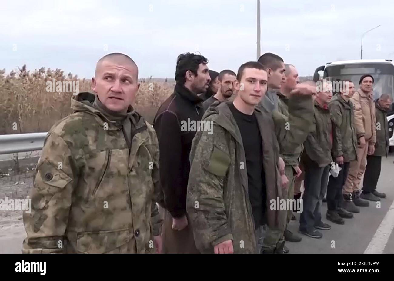 In This Handout Photo Taken From Video Released By Russian Defense