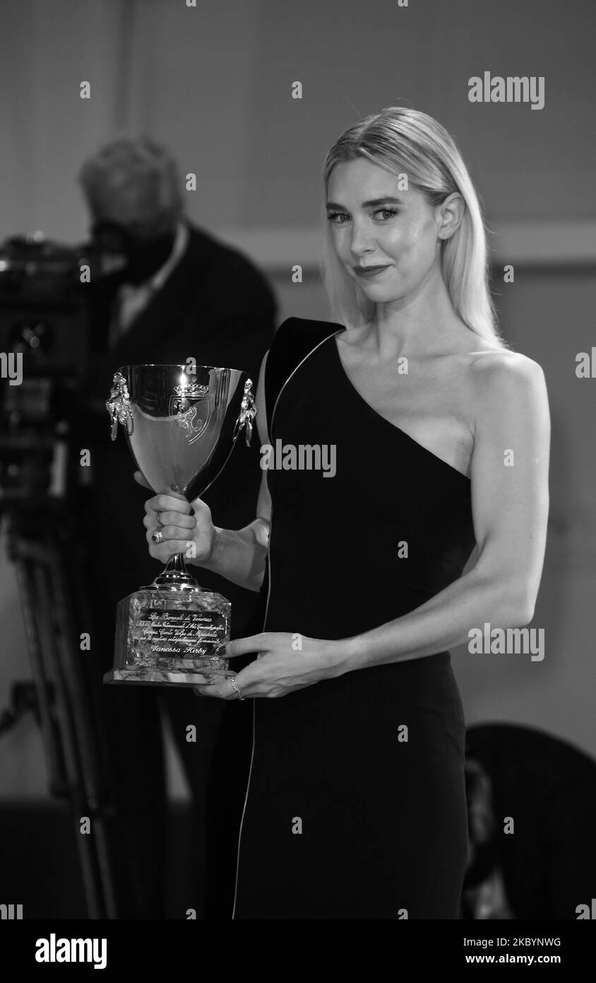 (EDITOR’S NOTE: image was converted to black and white) Vanessa Kirby ...