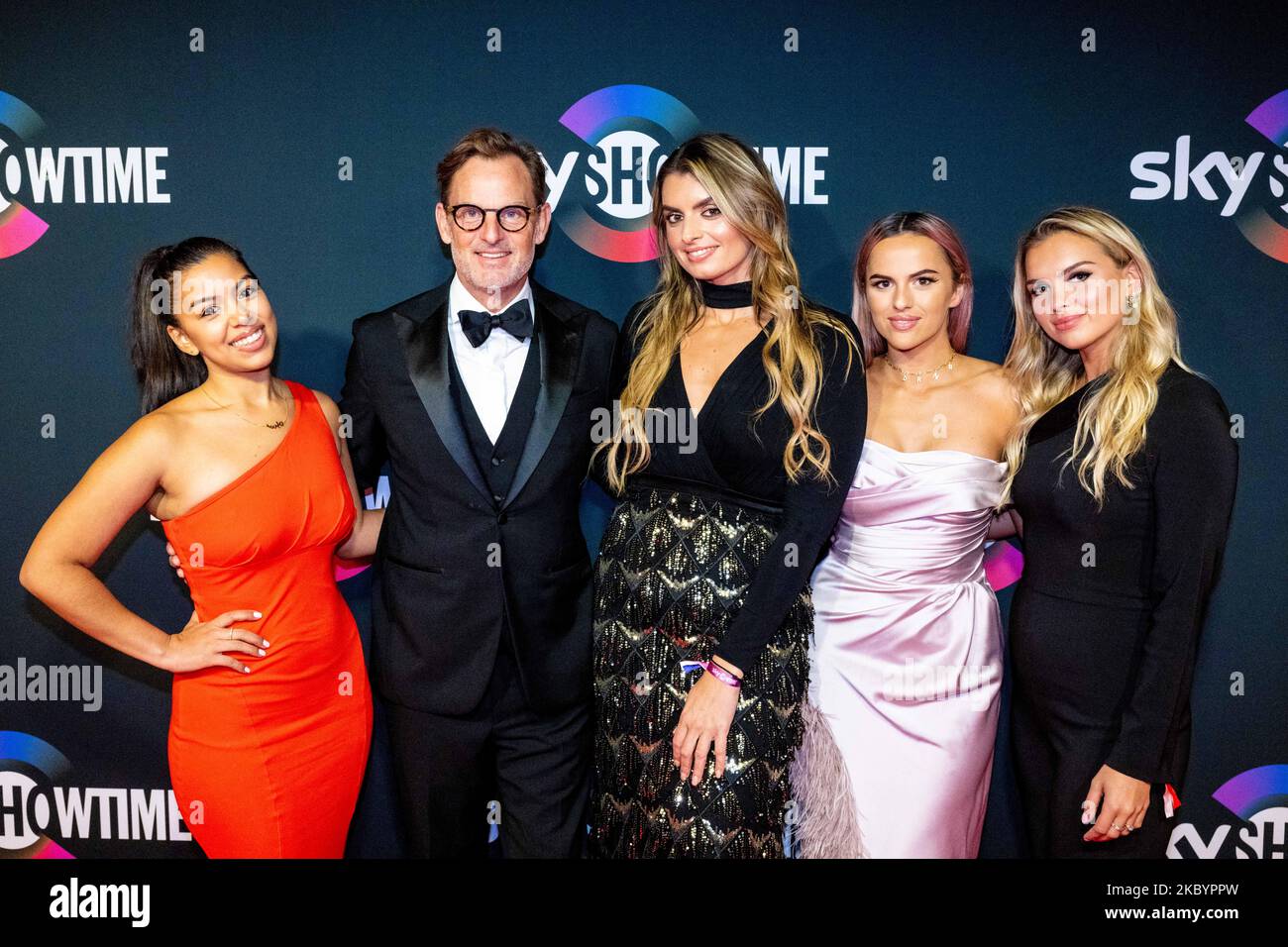 Adriana Metsson, Ronald de Boer with daughters Maxime de Boer, Demi de ...