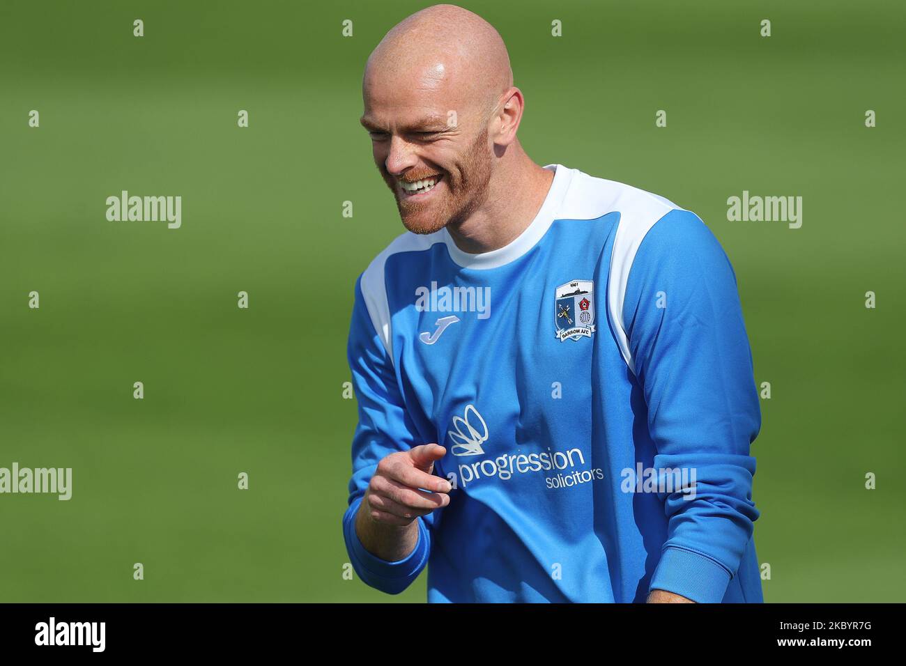 Barrow's Jason Taylor during the Sky Bet League 2 match between Barrow ...