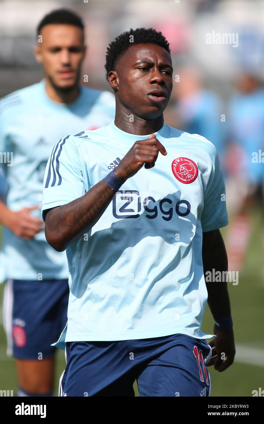 Quincy Promes (AFC Ajax) looks on during the 2020/21 Eredivisie fixture ...