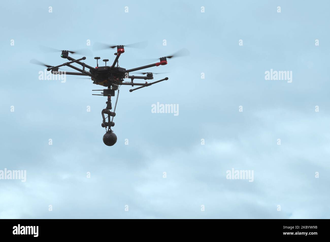 Six rotor drone camera on hi-res stock photography and images - Alamy