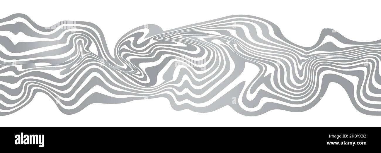 Abstract distorted wave background.Stripes design. Vector illustration ...