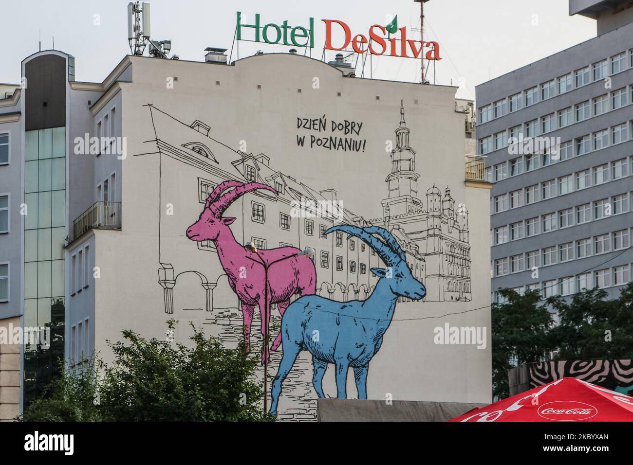 Good morning poznan giant mural hi-res stock photography and images - Alamy