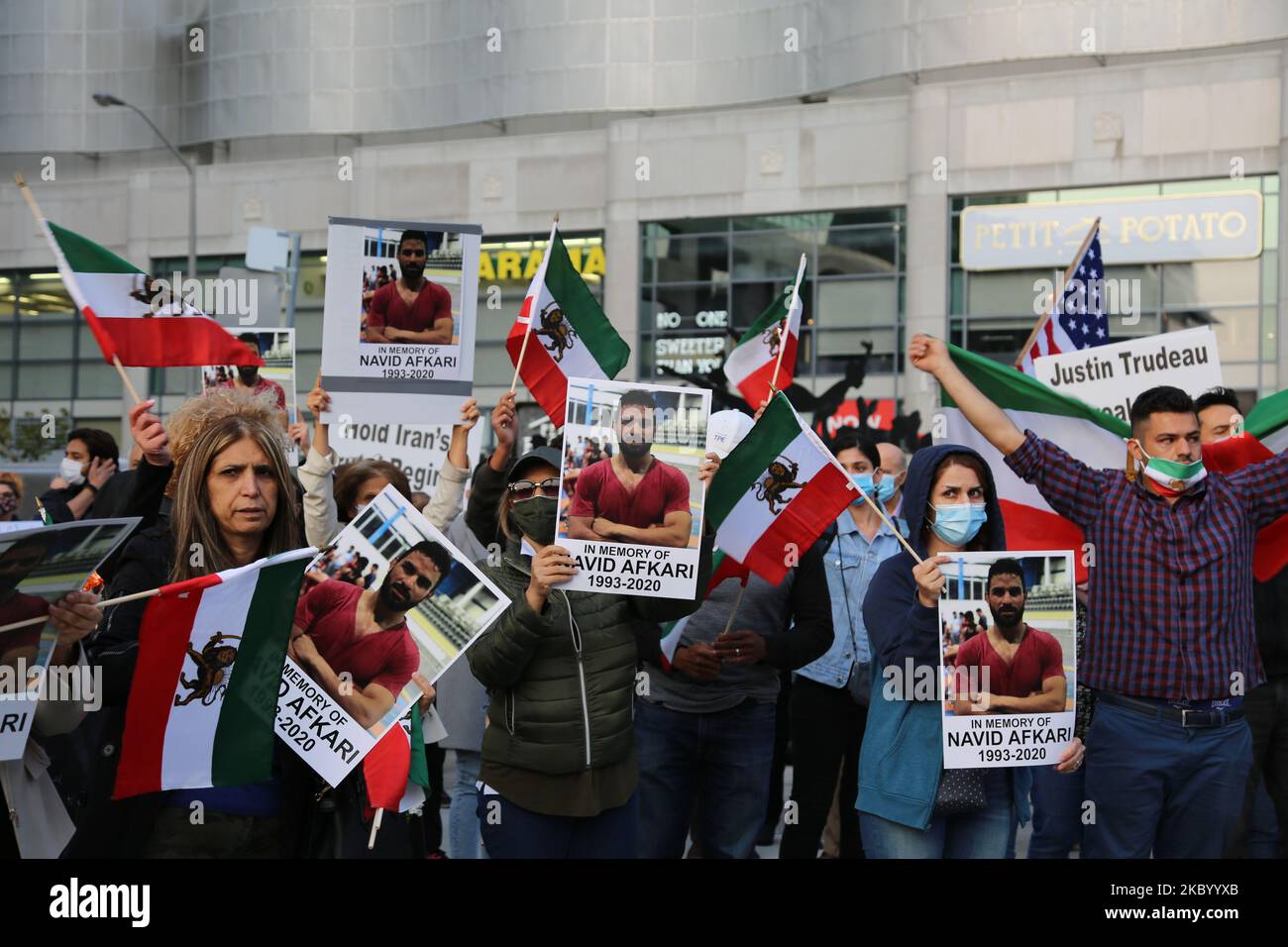 Iranian in Canada on Mel Lastman Square demonstrate against the ...