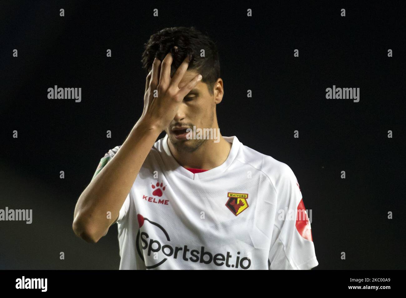 Stipe Perica of Watford during the Carabao Cup match between Oxford ...