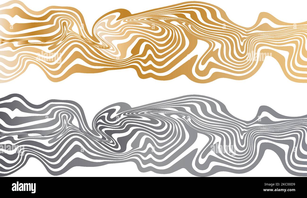 Abstract distorted wave background.Stripes design. Vector illustration ...