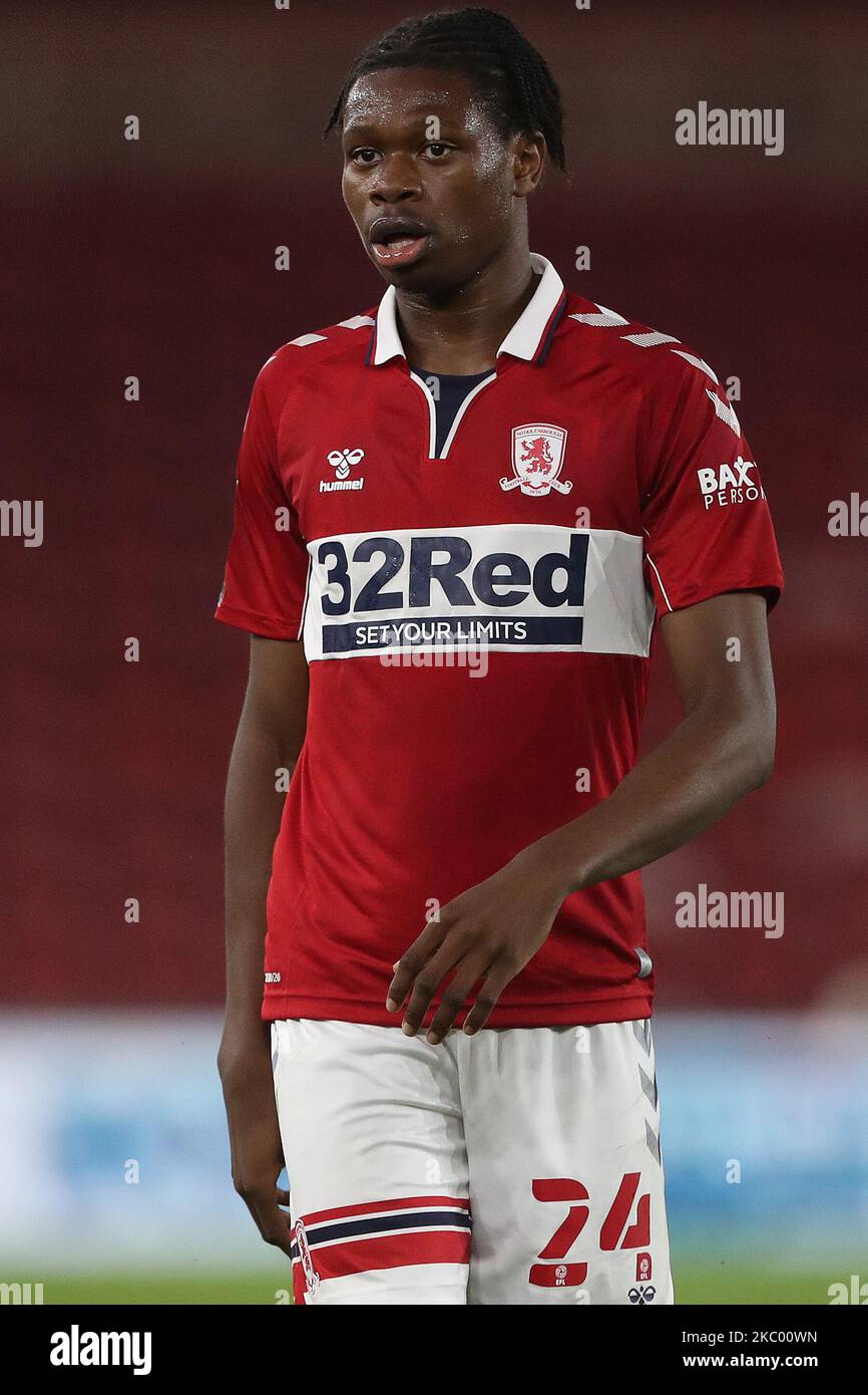 Middlesbrough's Sam Folarin during the Carabao Cup match between ...