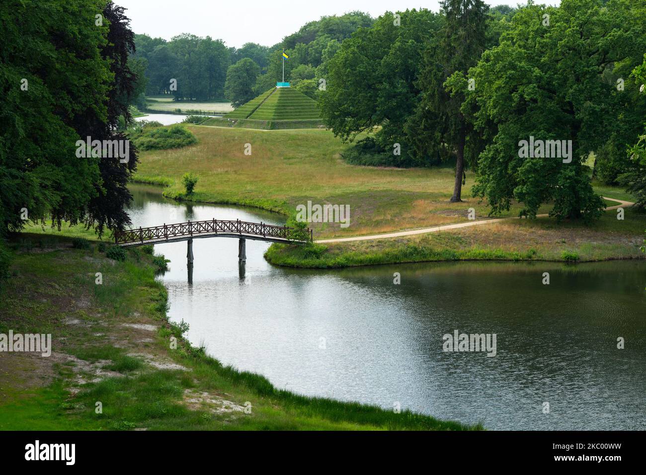 castle and park branitz, cottbus, germany Stock Photo - Alamy
