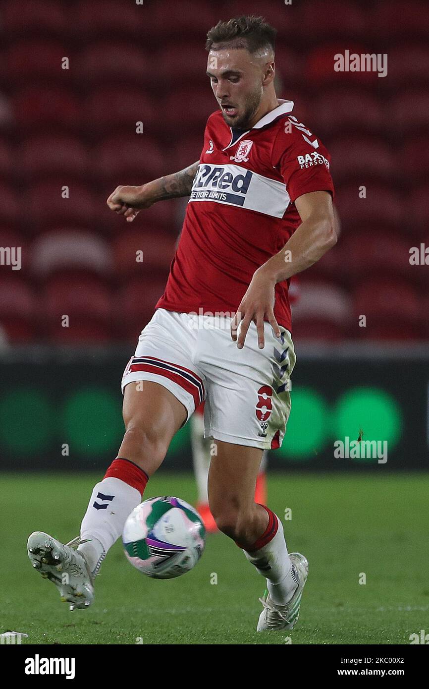 Lewis Wing of Middlesbrough during the Carabao Cup match between ...
