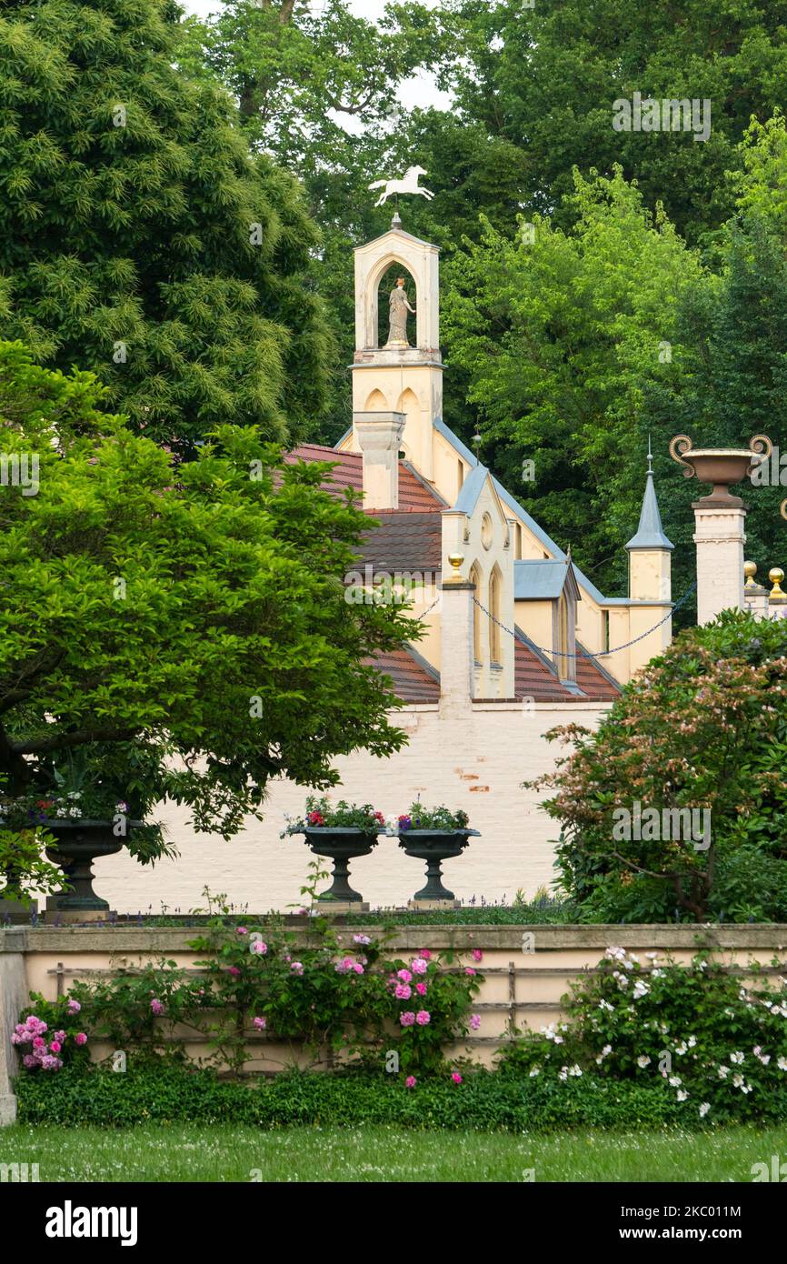 castle and park branitz, cottbus, germany Stock Photo - Alamy