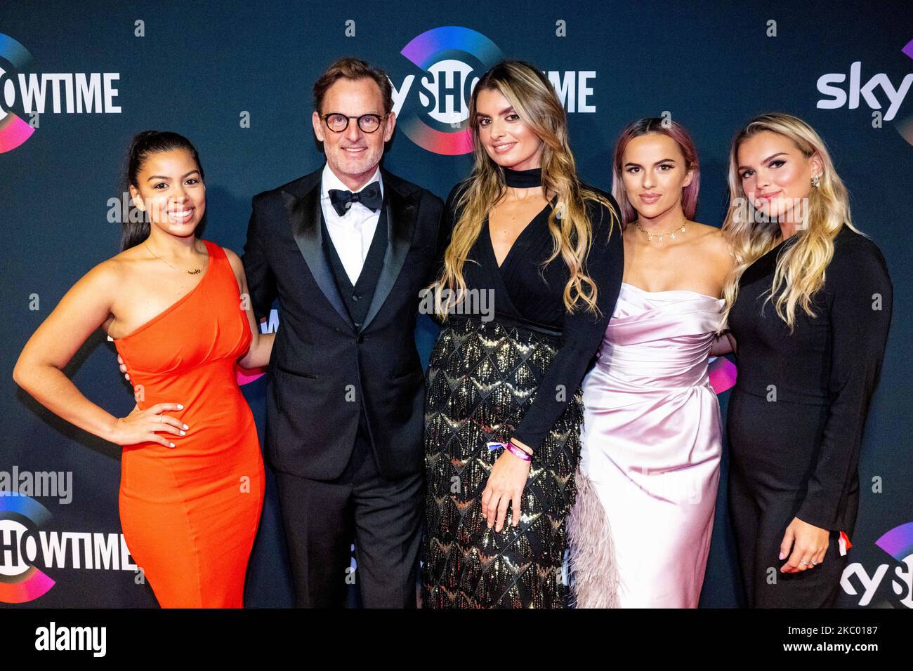 Adriana Metsson, Ronald de Boer with daughters Maxime de Boer, Demi de Boer and Brooke de Boer ...