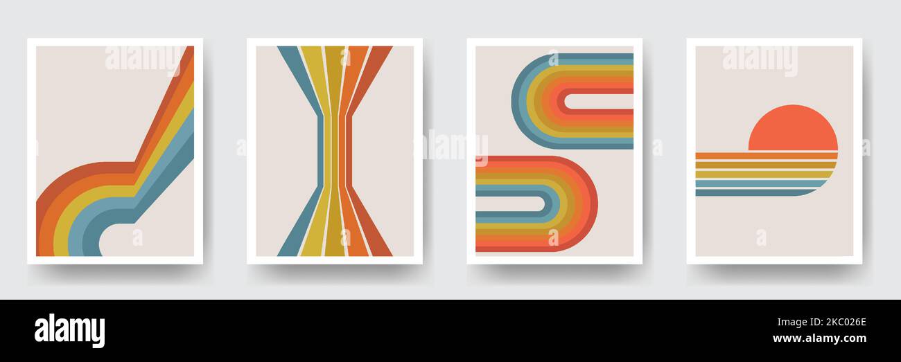 Clockwork poster retro background swirl. Psychedelic print. Vintage ...