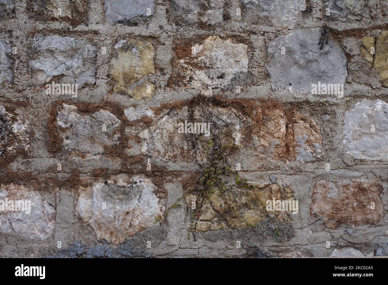 Stone Wall Texture, Seamless Texture Stone Wall. High Resolution Stock ...