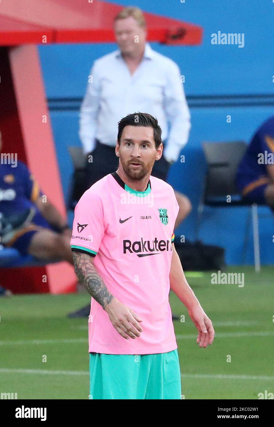 Leo Messi during the friendly match between FC Barcelona and Girona FC ...