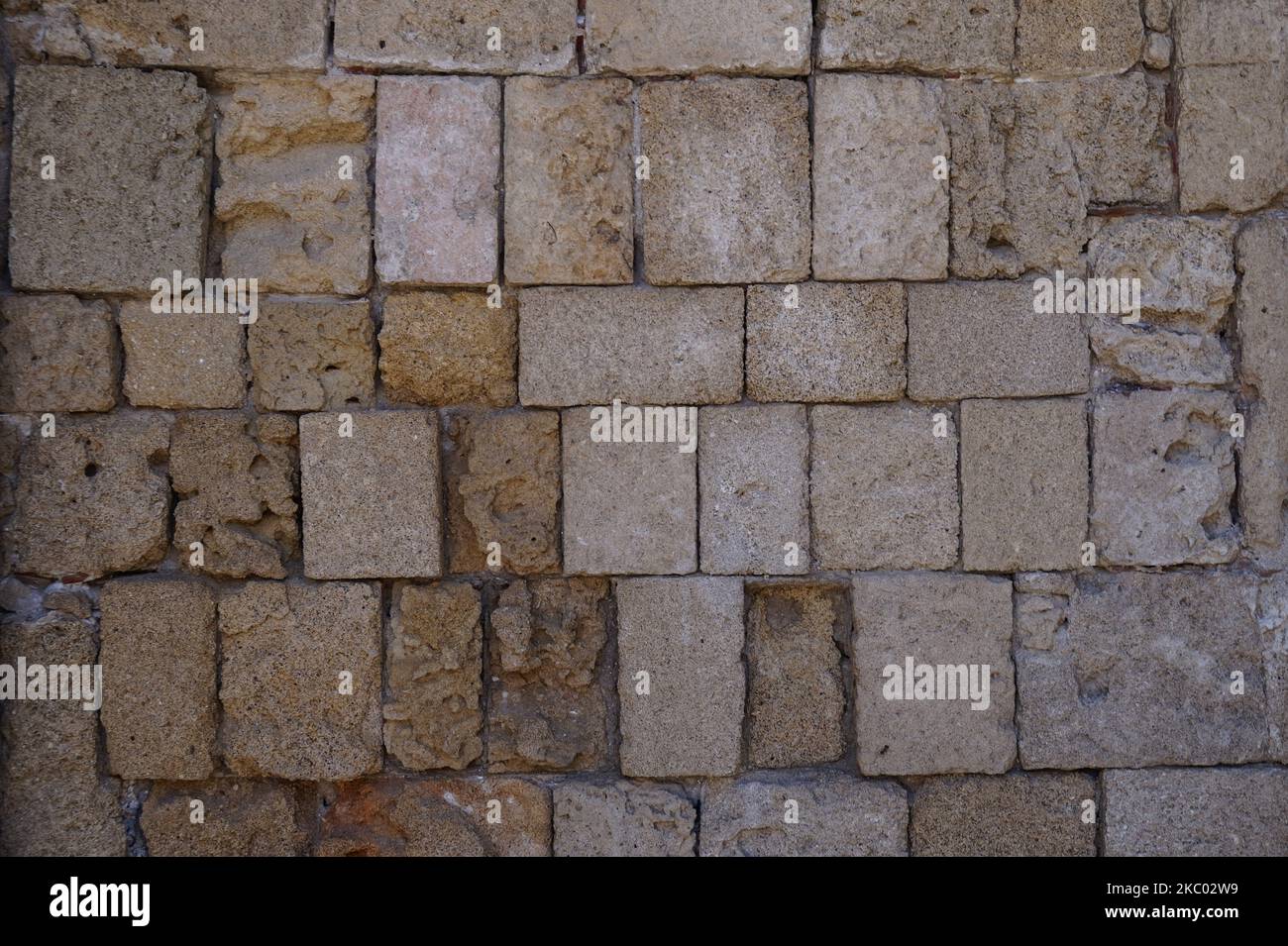 Stone Wall Texture, Seamless Texture Stone Wall. High Resolution Stock ...