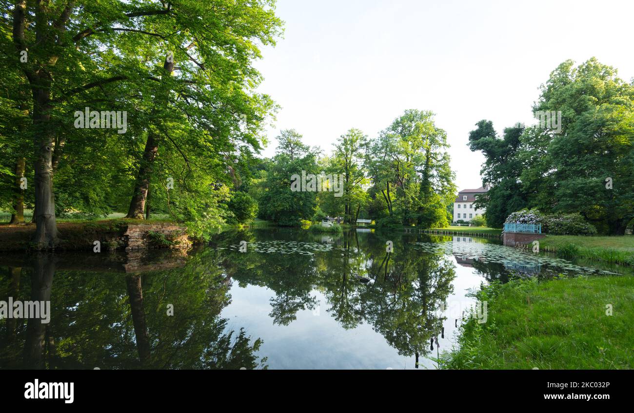 castle and park branitz, cottbus, germany Stock Photo - Alamy