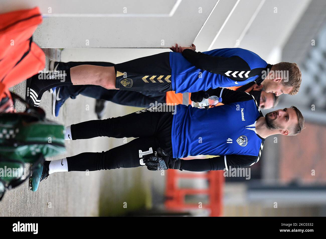 Danny Rowe and Gary Woods before the Carabao Cup match between ...