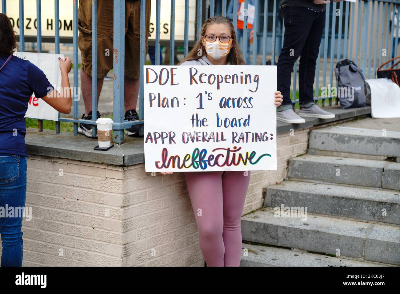 Students and teachers from Benjamin N. Cardozo High School in Oakland ...