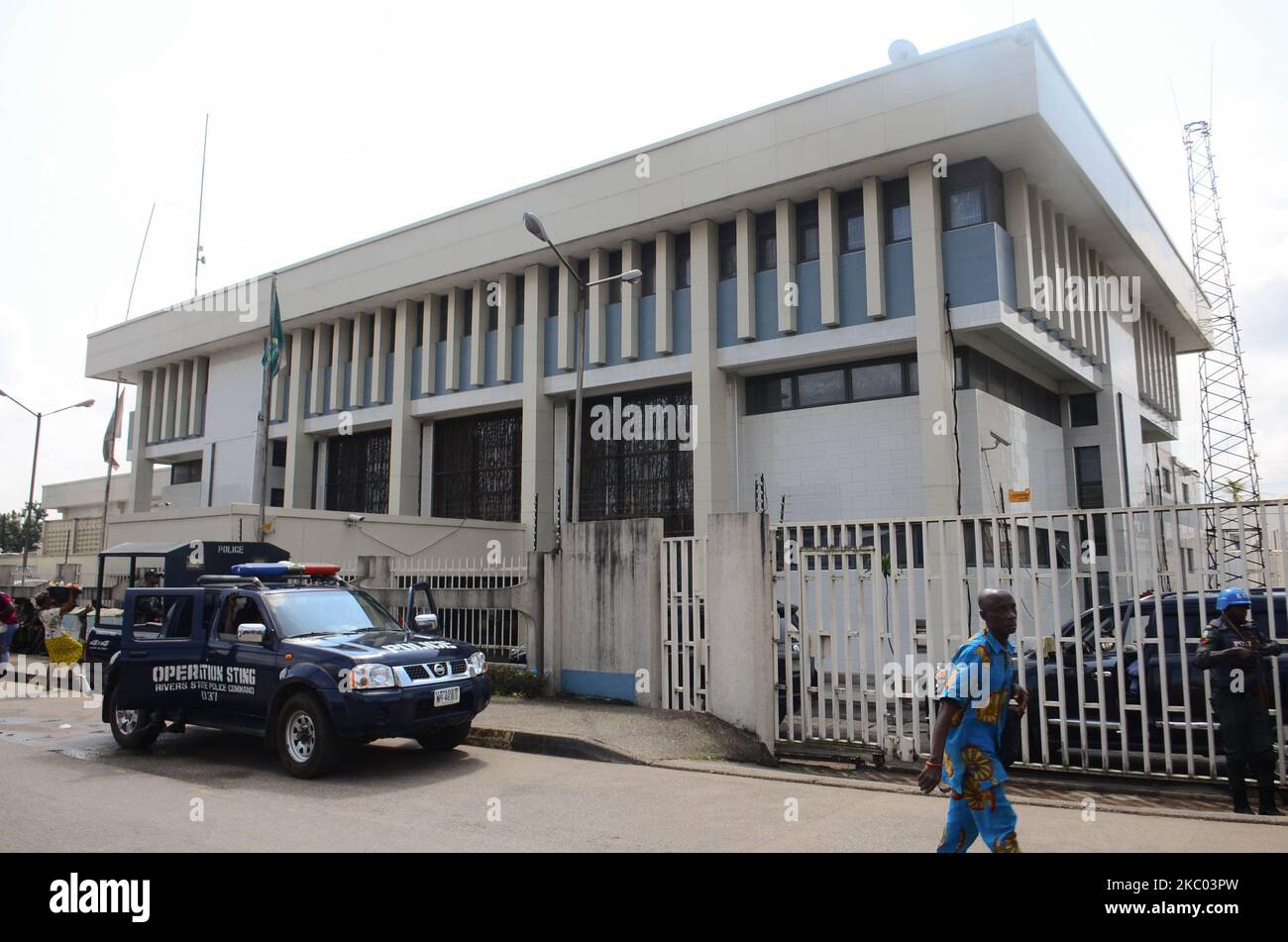Nigerian police force block hi-res stock photography and images - Alamy