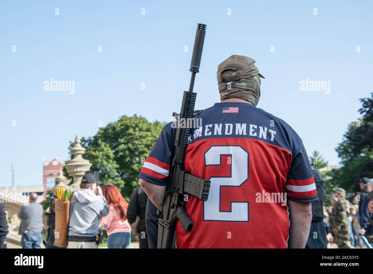Gun rights supporters and militia members attended the annual ...