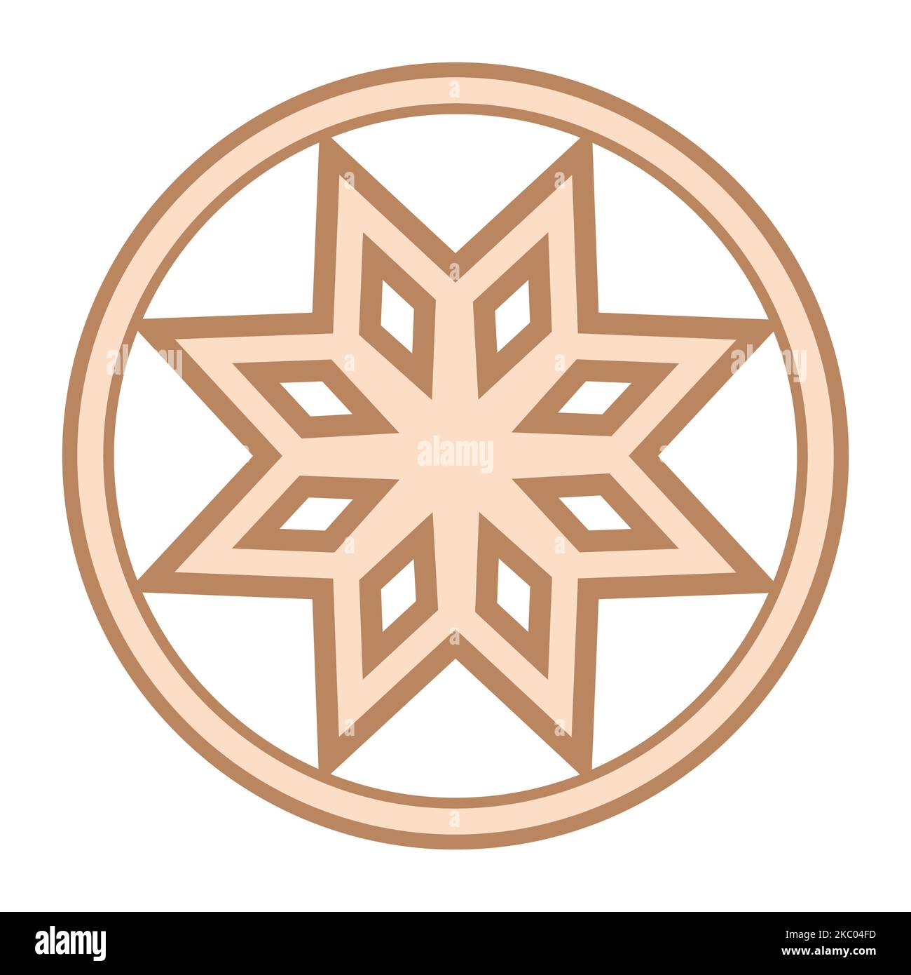 Alatyr, an ancient Slavic symbol, decorated with Scandinavian patterns ...