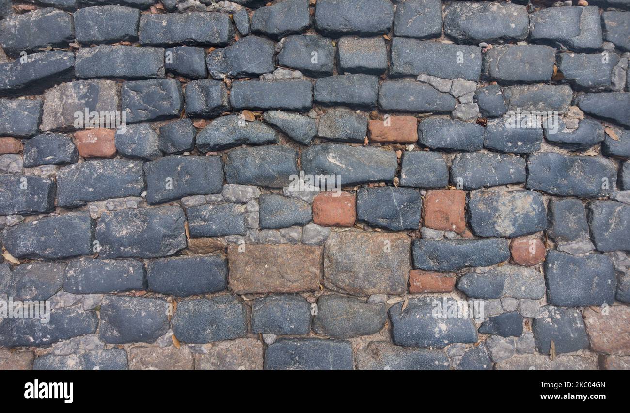 Stone Wall Texture, Seamless Texture Stone Wall. High Resolution Stock ...