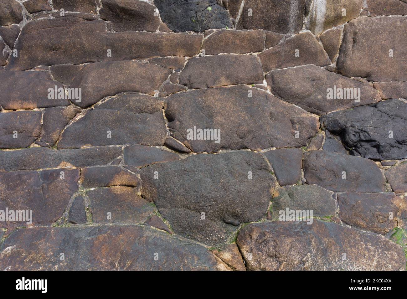 Stone Wall Texture, Seamless Texture Stone Wall. High Resolution Stock ...