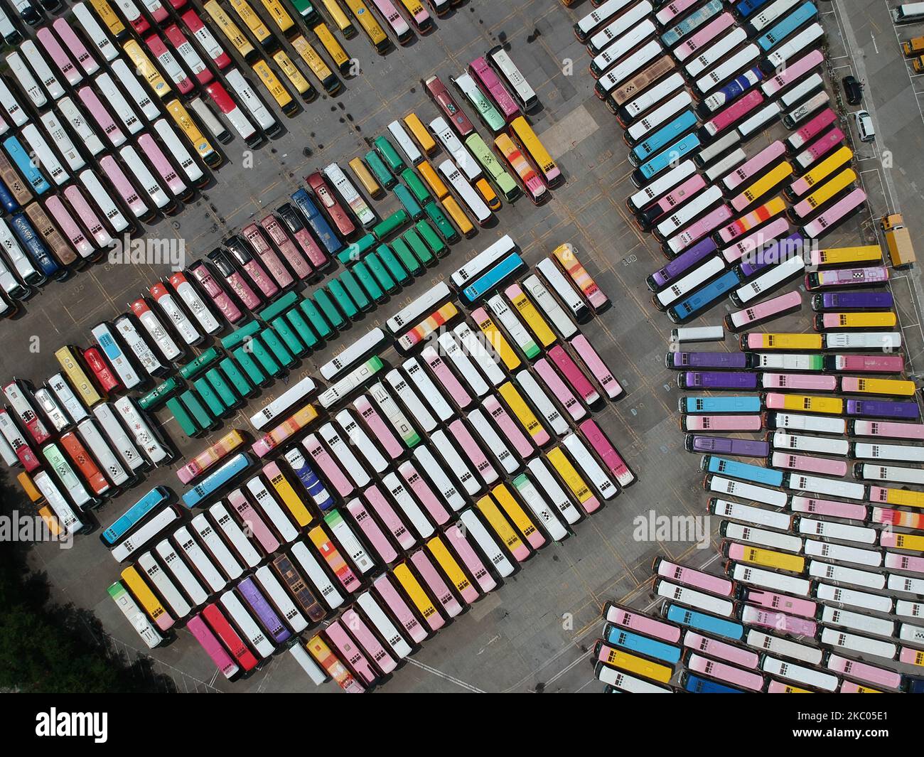 In this photo taken on September 7, 2020 shows an Aerial Photograph of ...
