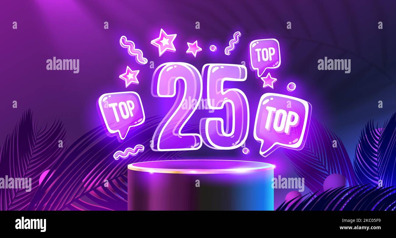 Top 25 neon podium hi-res stock photography and images - Alamy