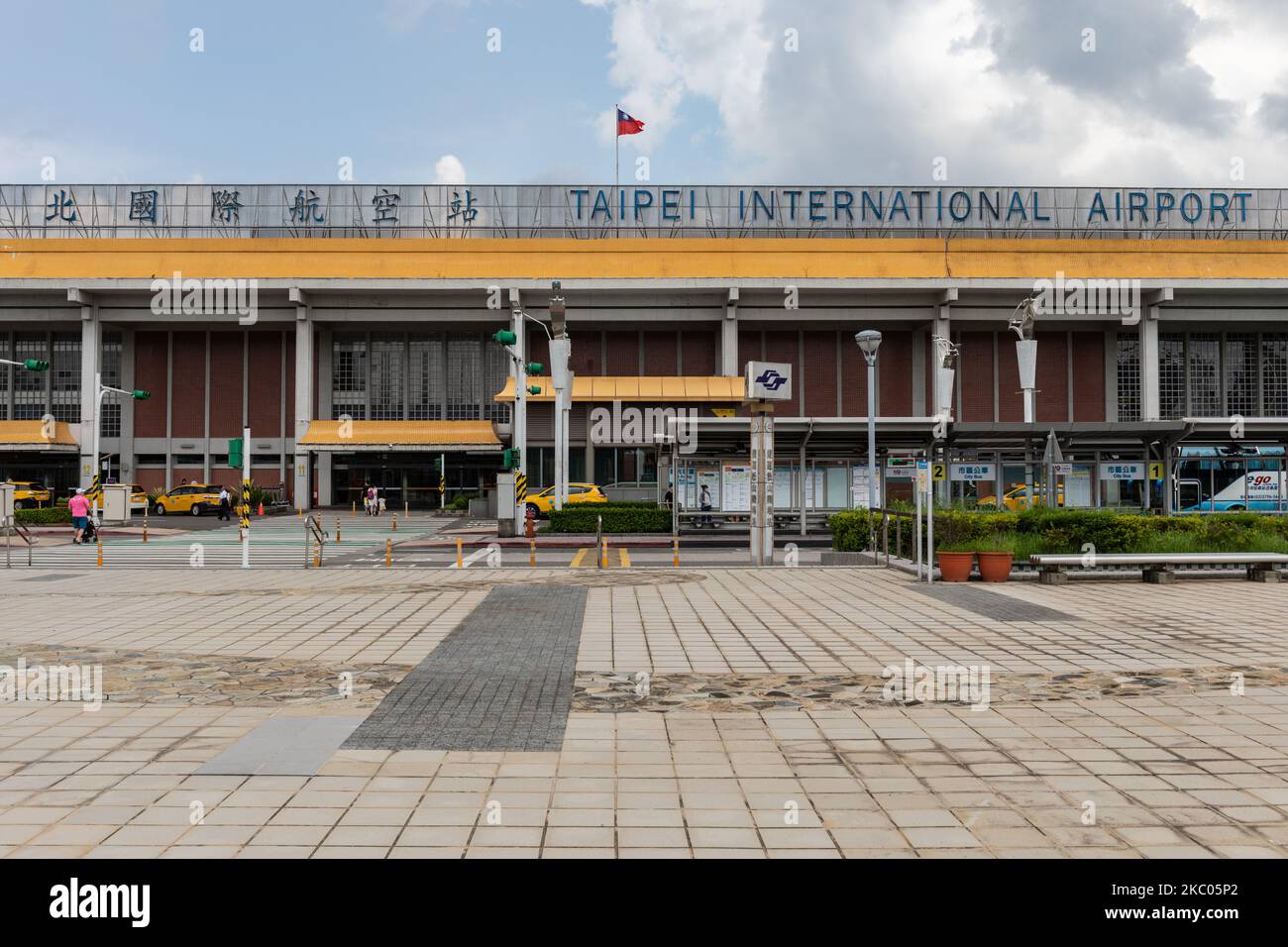 Taipei Songshan International Airport, Taiwan, on September 19, 2020. (Photo by Jose Lopes ...