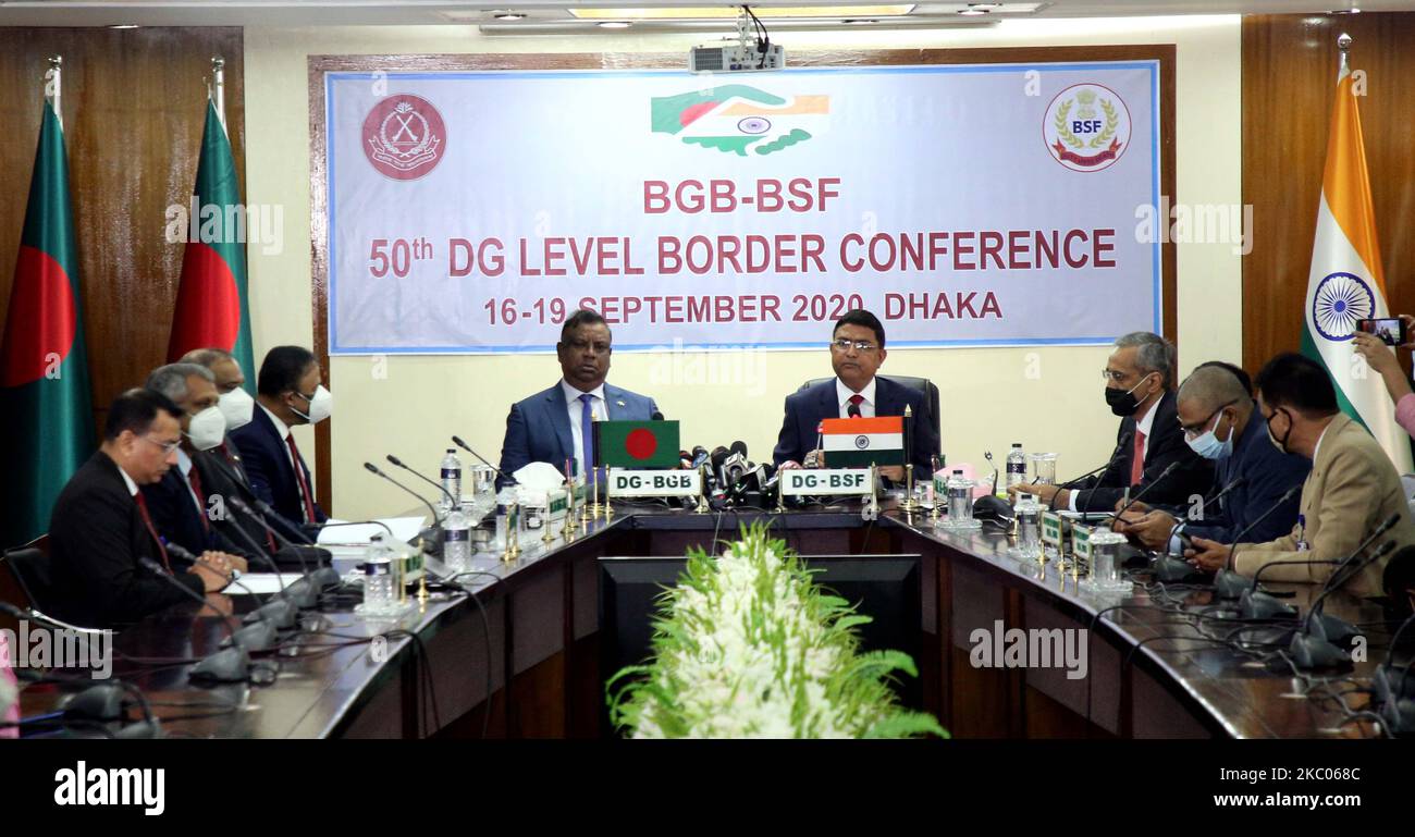 Attends bsf bgb border conference indian border security hi-res stock ...
