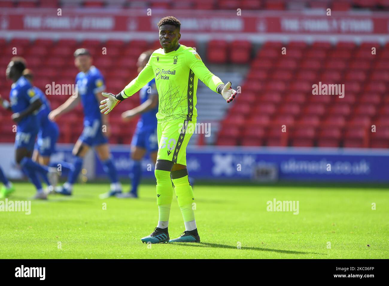 Brice samba of nottingham forest gestures hi-res stock photography and ...