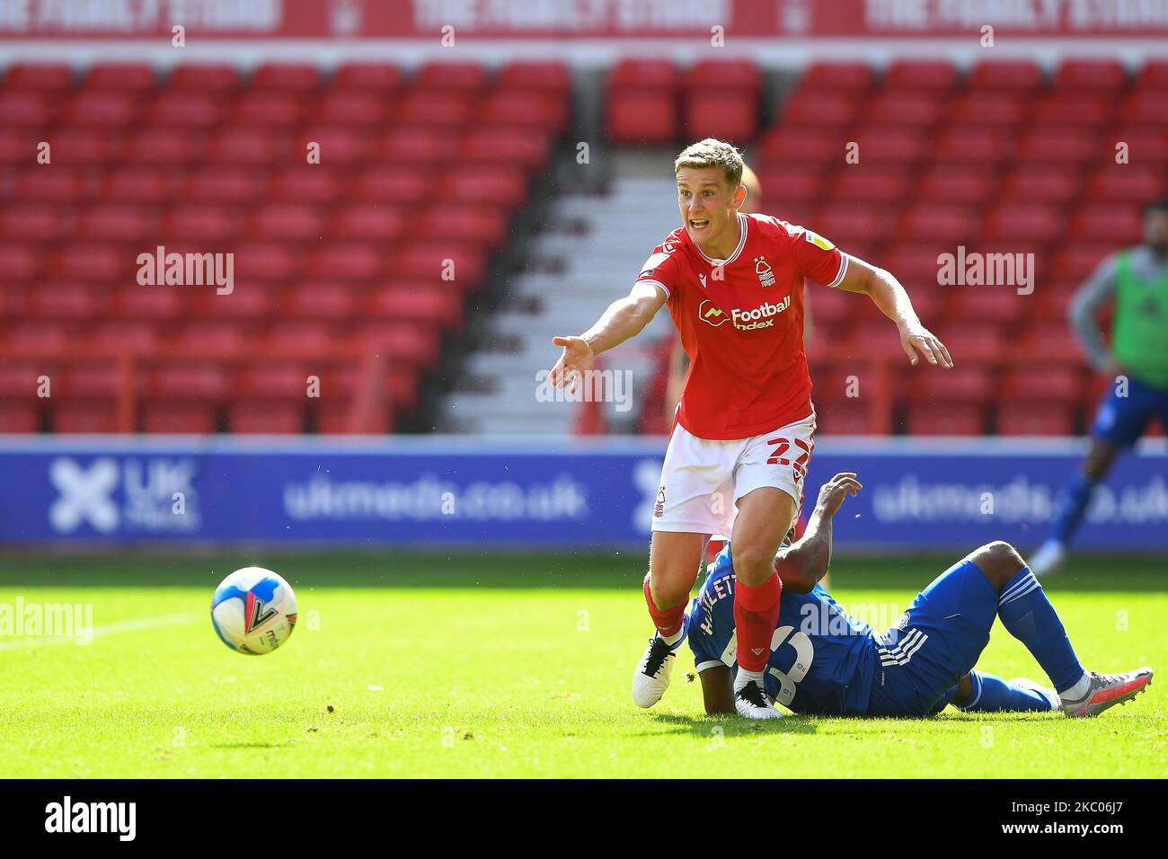 Ryan yates of nottingham forest gestures hi-res stock photography and ...