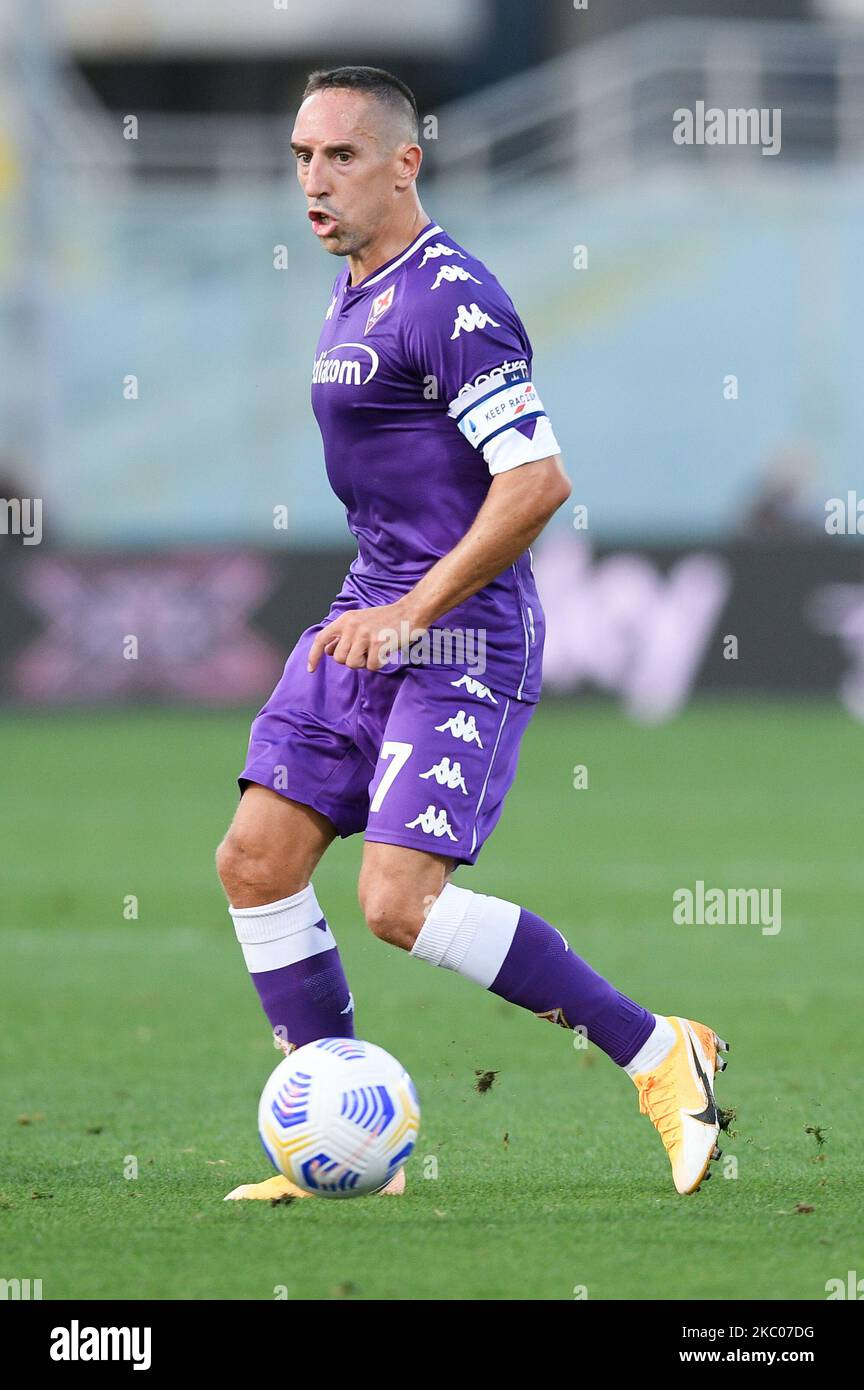 Franck Ribery of ACF Fiorentina during the Serie A match between ...