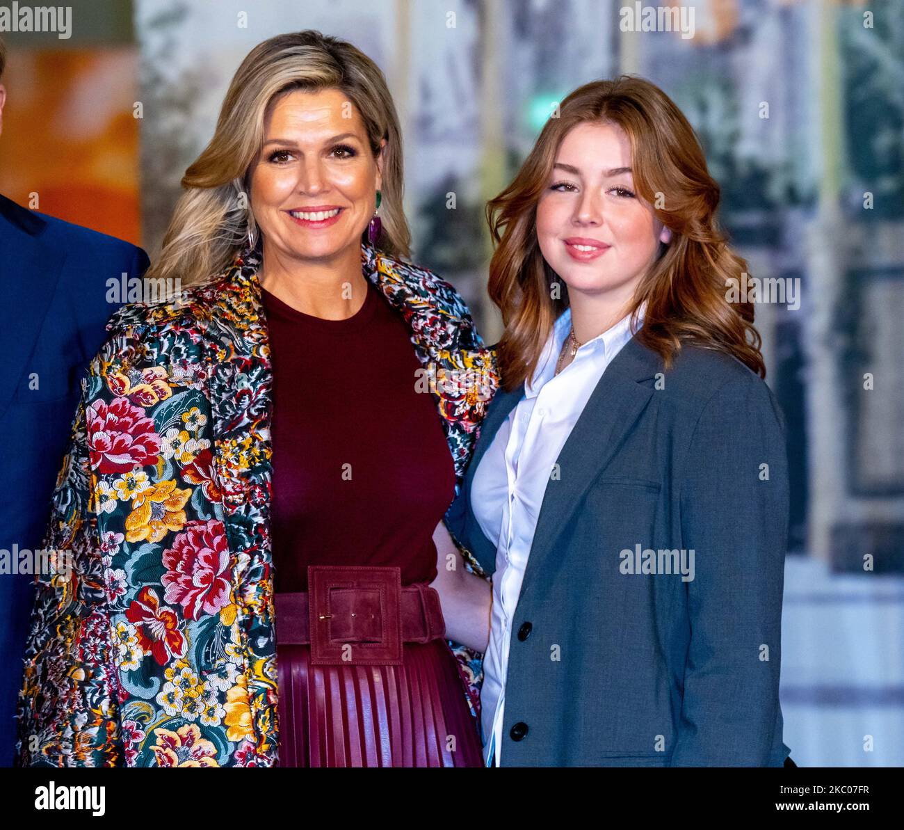 Queen Maxima of the Netherlands with Princess Alexia during a visit to ...