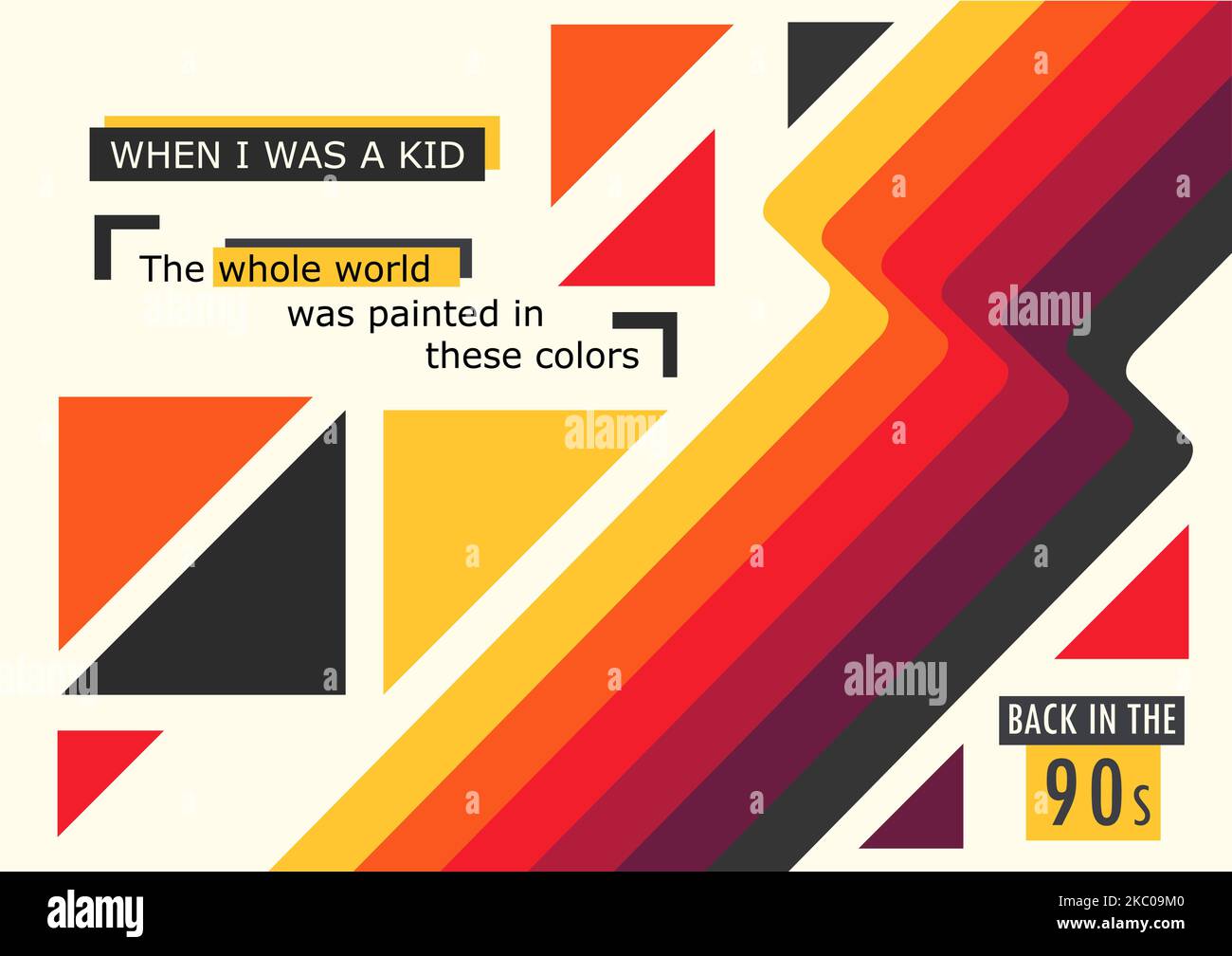 Abstract retro background back in the 90s Stock Vector Image & Art - Alamy