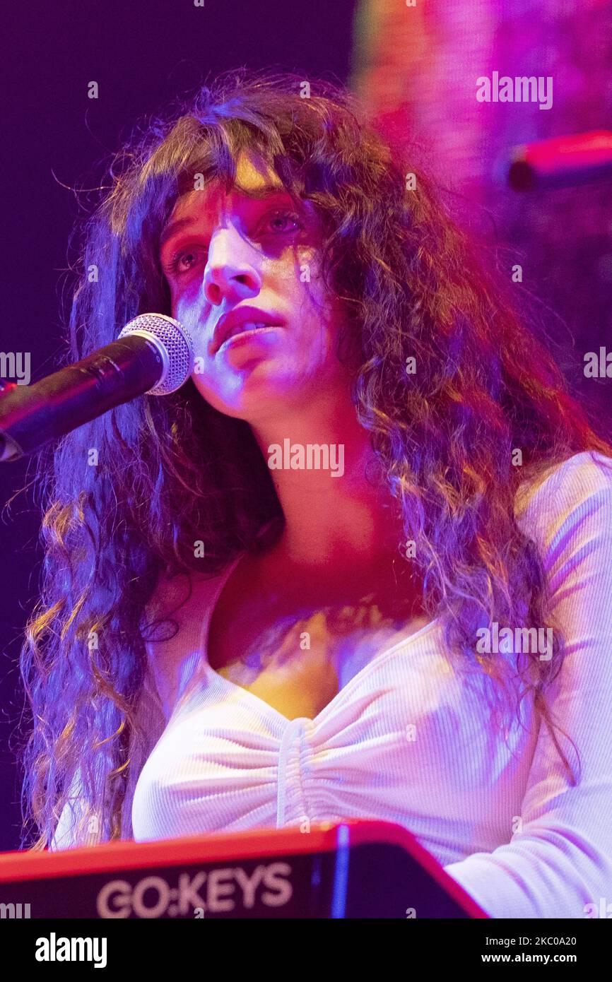 The singer Daniela Costas, (dani) during her performance at the ...