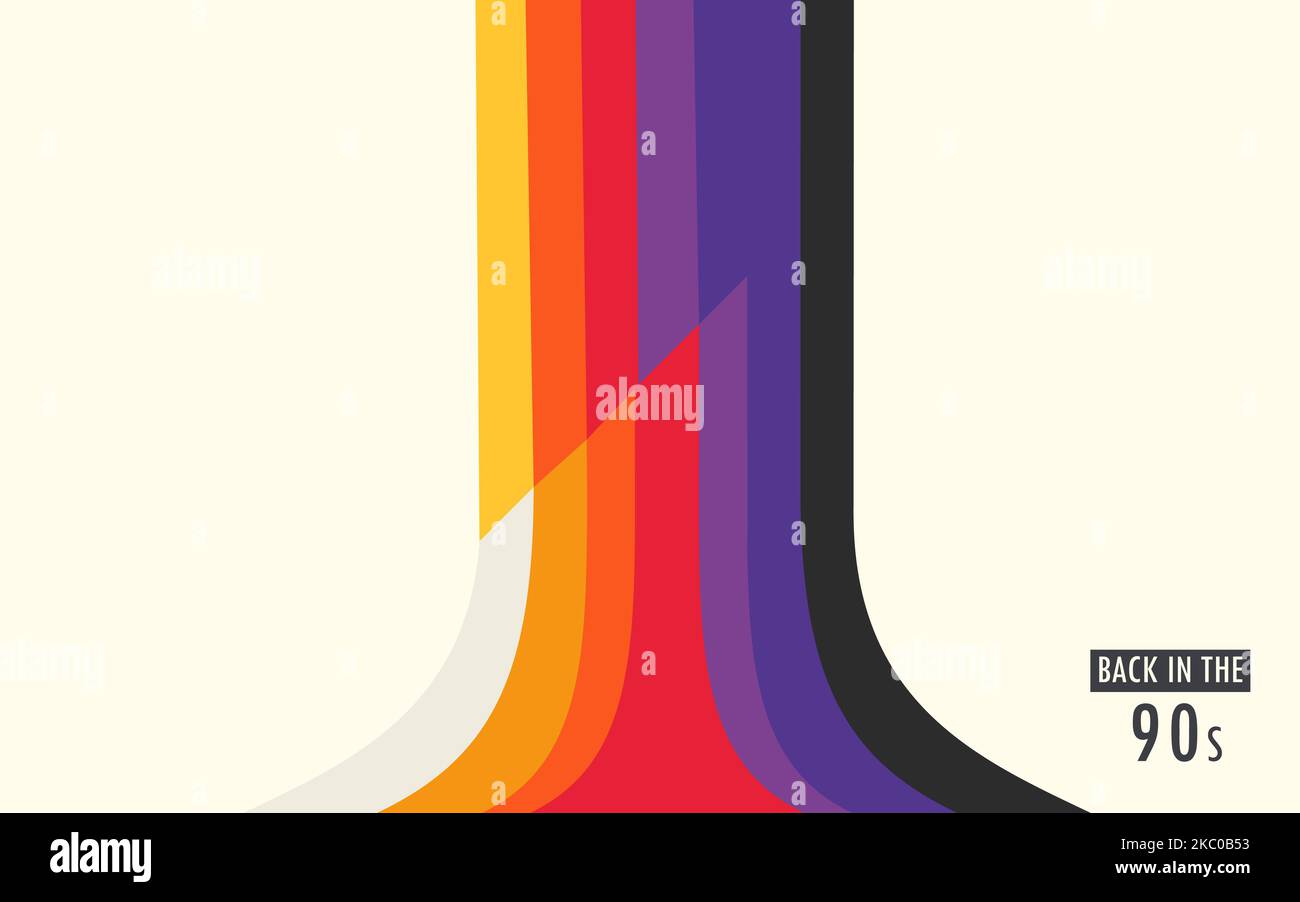 Abstract retro background back in the 90s Stock Vector Image & Art - Alamy