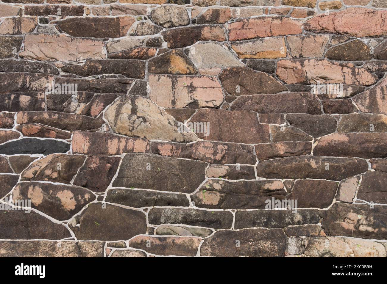 Stone Wall Texture, Seamless Texture Stone Wall. High Resolution Stock ...