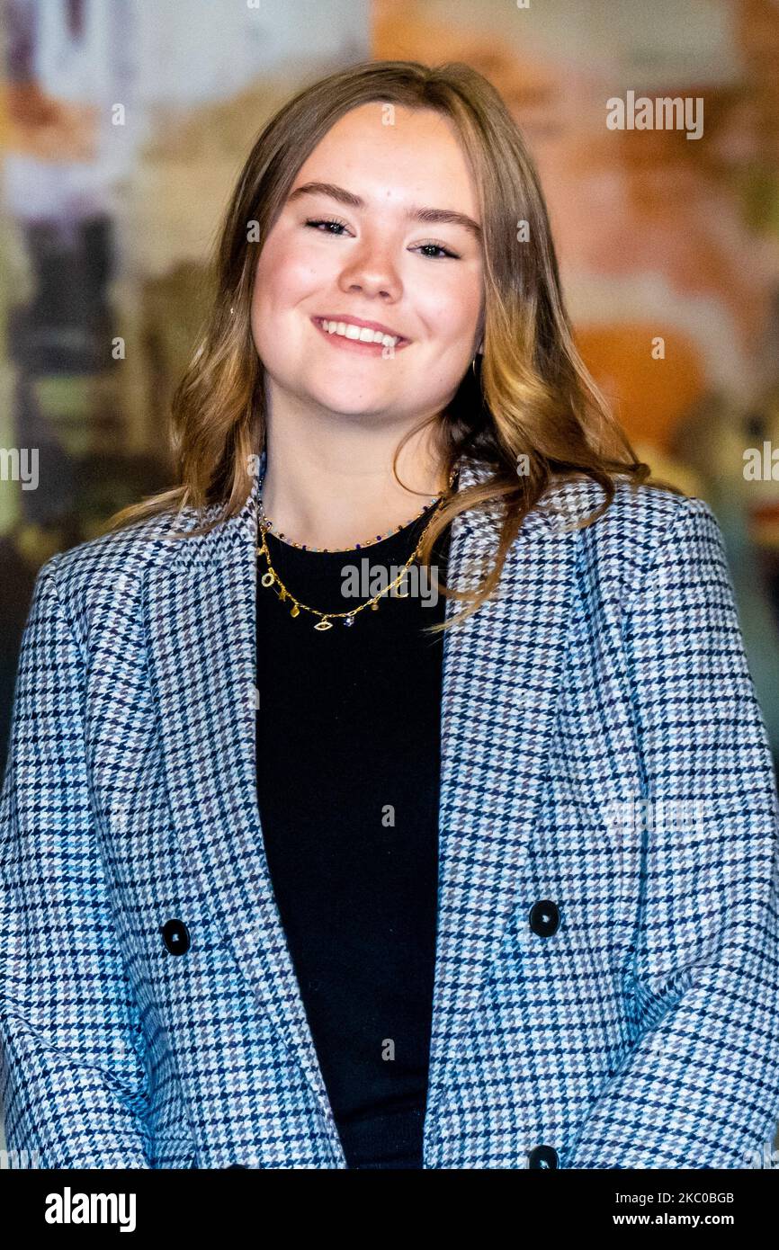 Princess Ariane of the Netherlands during a visit to the exhibition The ...