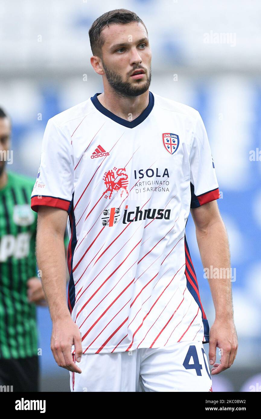 Sebastian Walukiewicz of Cagliari Calcio during the Serie A match ...