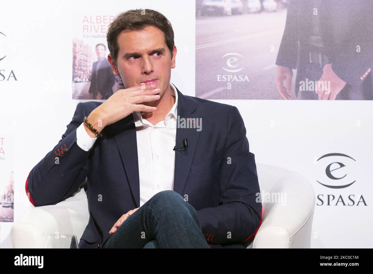 Albert Rivera attends during the presentation of his new book UN ...
