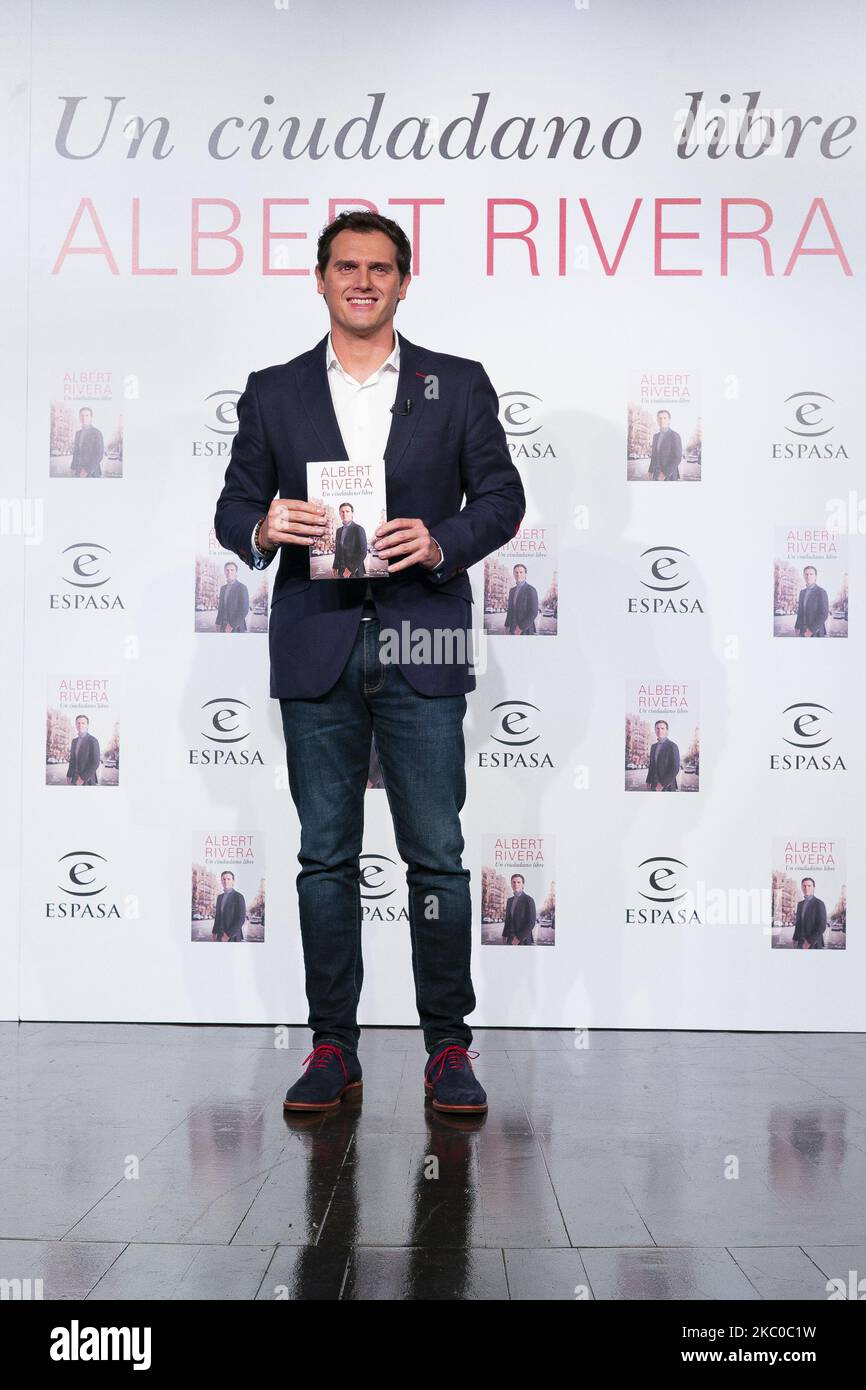 Albert Rivera attends during the presentation of his new book UN ...