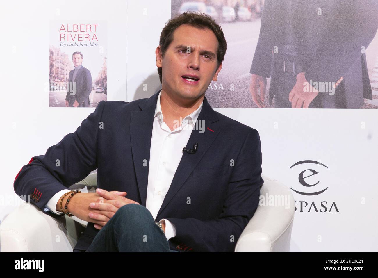Albert Rivera attends during the presentation of his new book UN ...